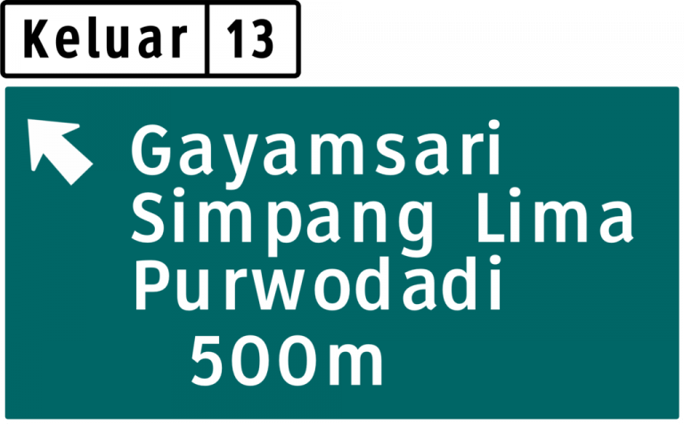 16 Contoh Rambu Lalu Lintas Petunjuk & Arti Gambarnya!